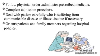 Admission Procedure and types in hospital pptx | PPTX