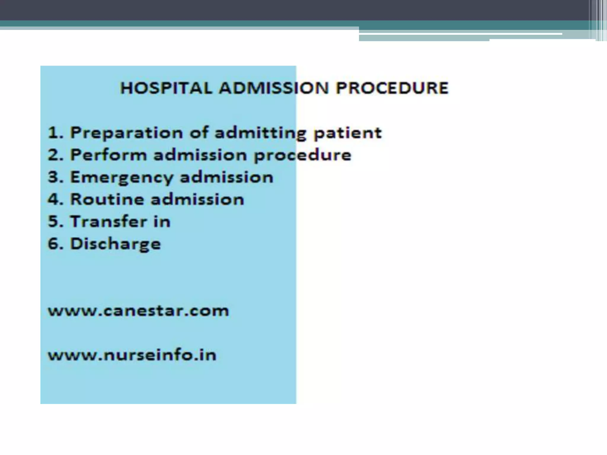 Admission Procedure for Hospital services NABH ppt.pptx
