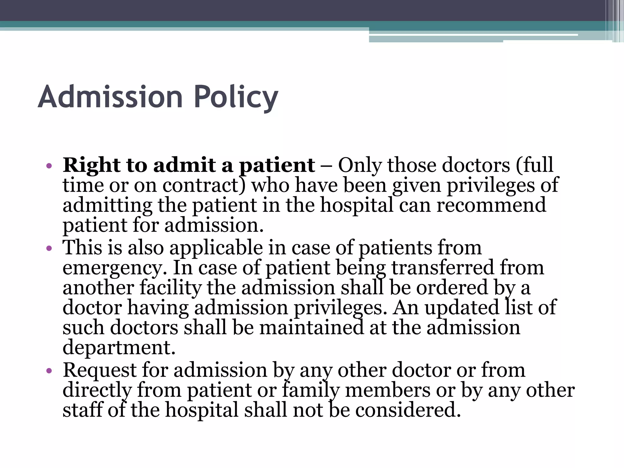 Admission Procedure for Hospital services NABH ppt.pptx