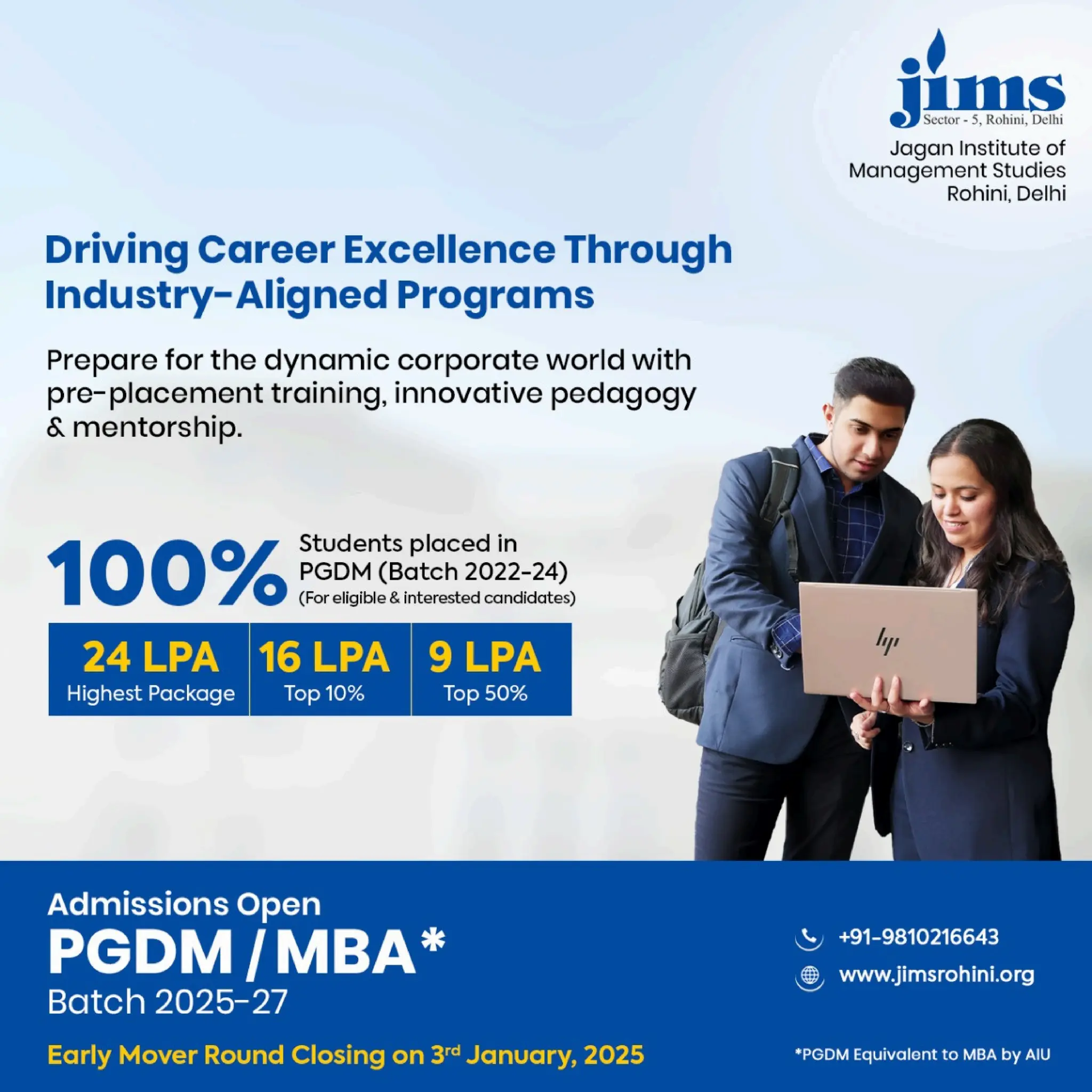 Admissions Open for PGDM/MBA Batch 2025-27 | PDF