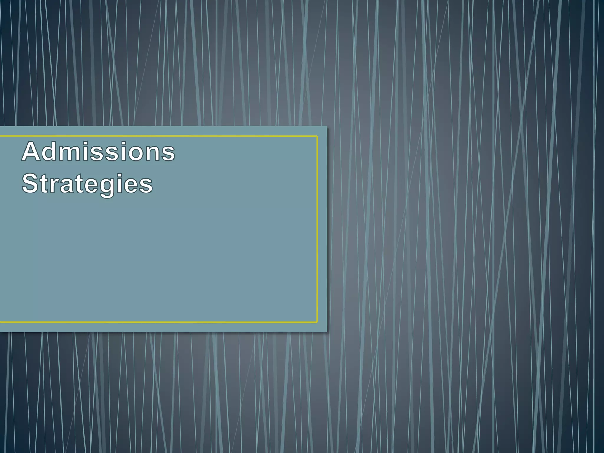 admission strategies.pptx