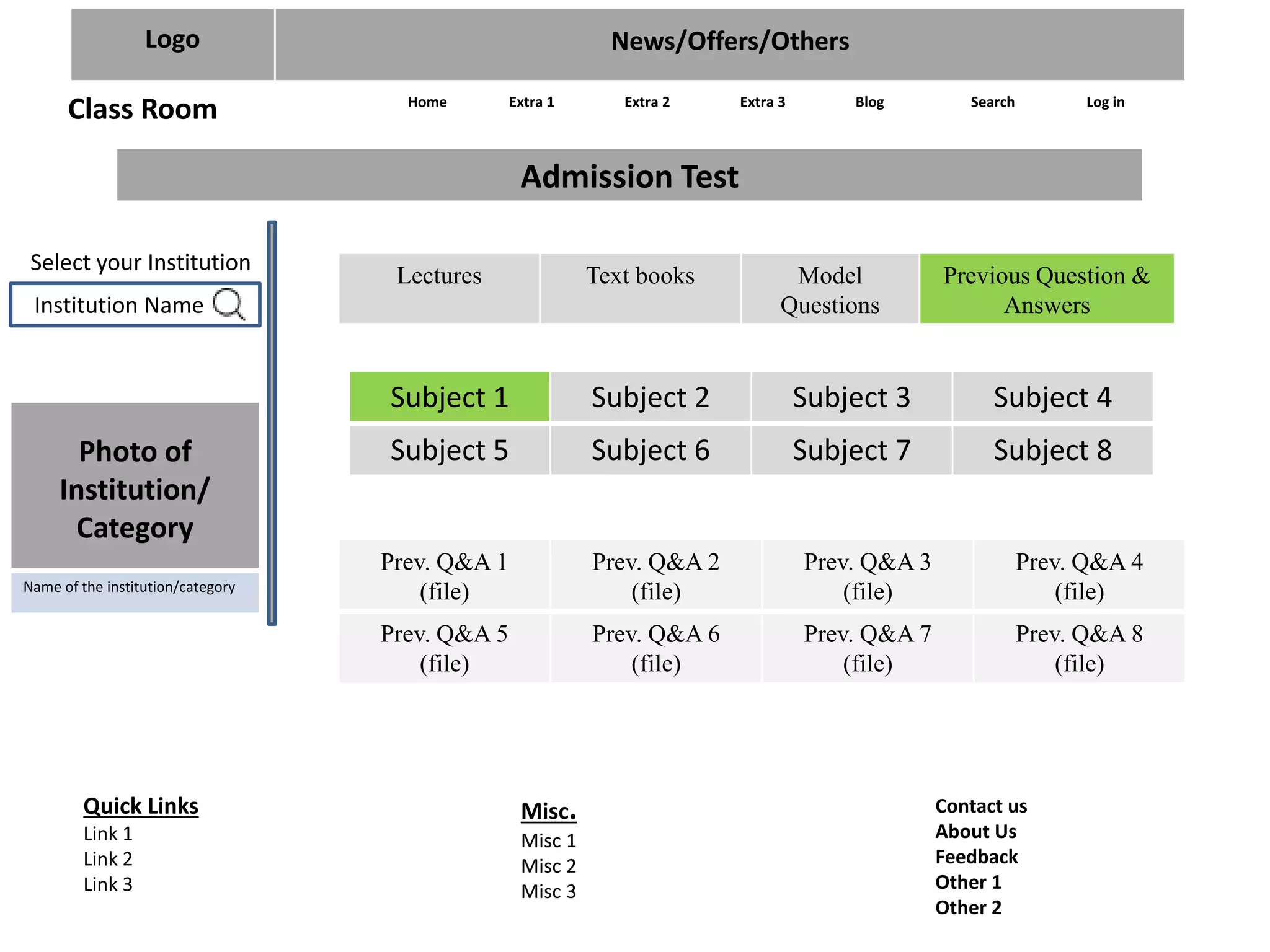 Admission test | PPTX