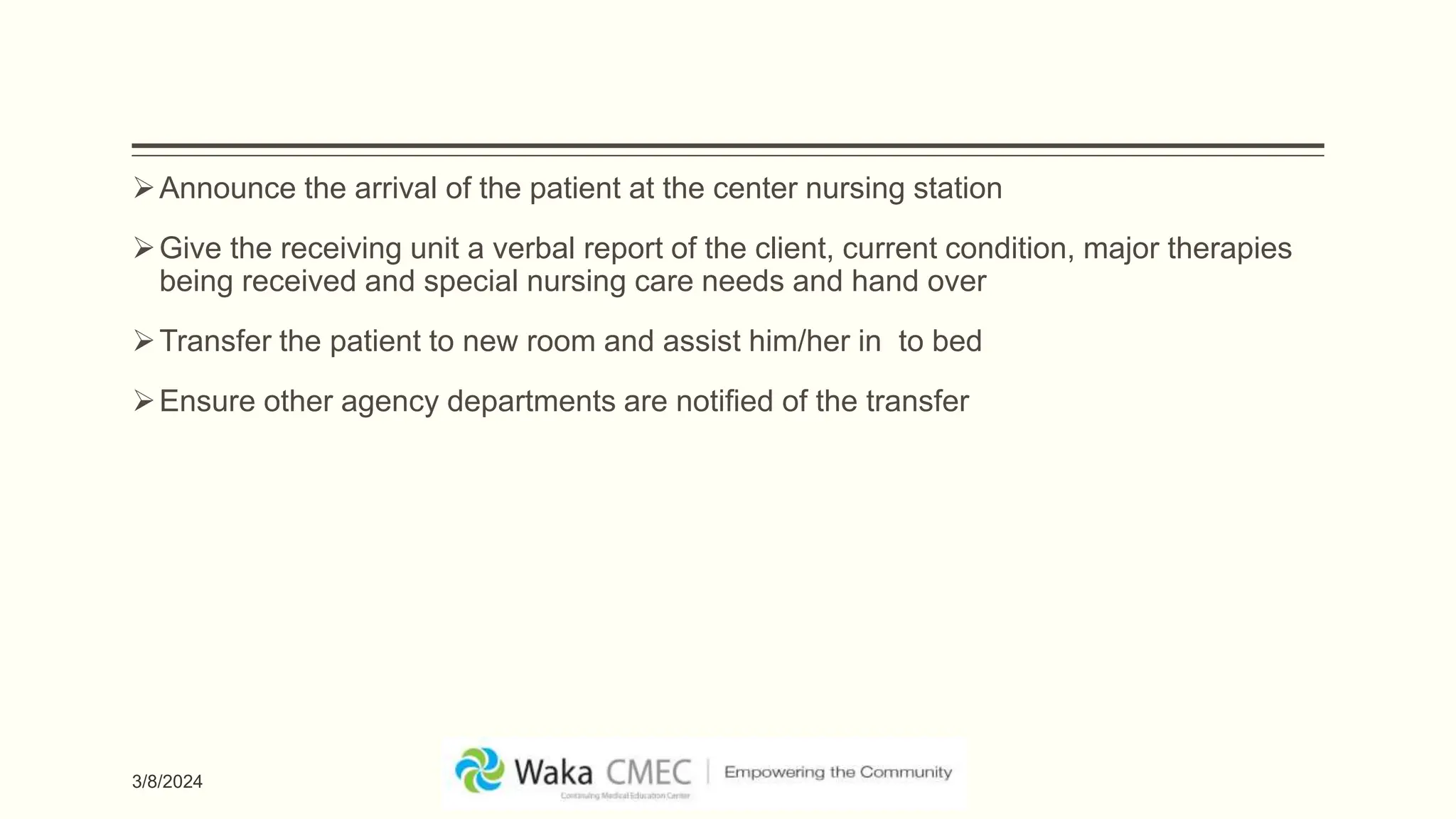 ADMISSION, TRANSFER AND DISCHARGE OF PATIENTS.pptx