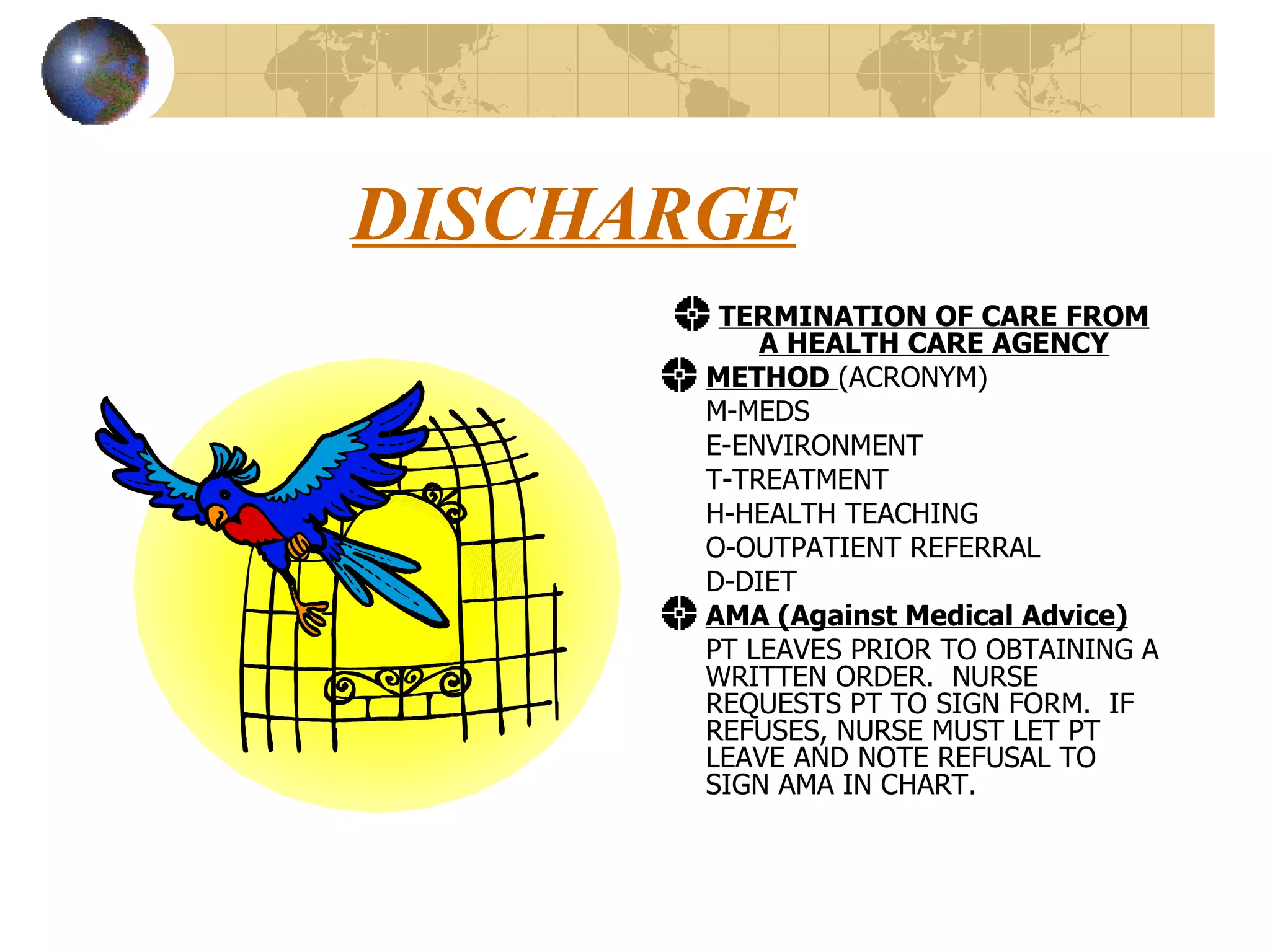 Admit/Discharge Powerpoint | PPT