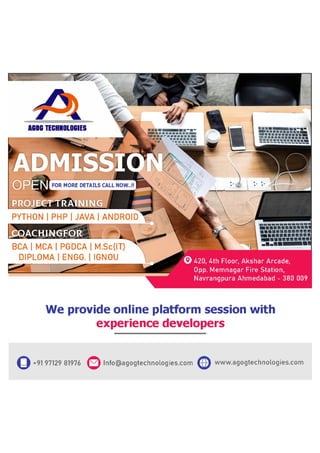 final year project training in ahmedabad | PDF