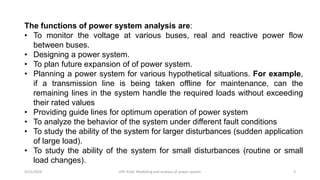 Admittance model and Power flow study.pptx