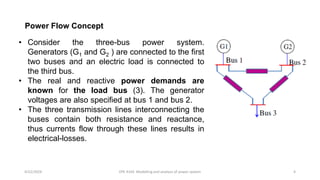 Admittance model and Power flow study.pptx