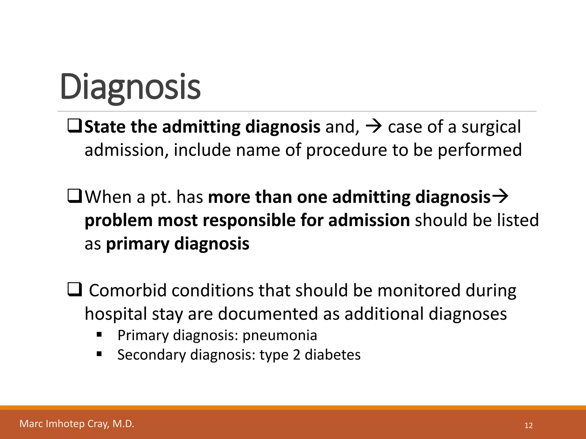 Admitting a Patient to the Hospital_Admit Orders | PDF