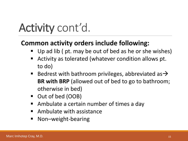 Admitting a Patient to the Hospital_Admit Orders | PDF | Diseases and ...