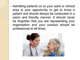 Admitting patients | PPT