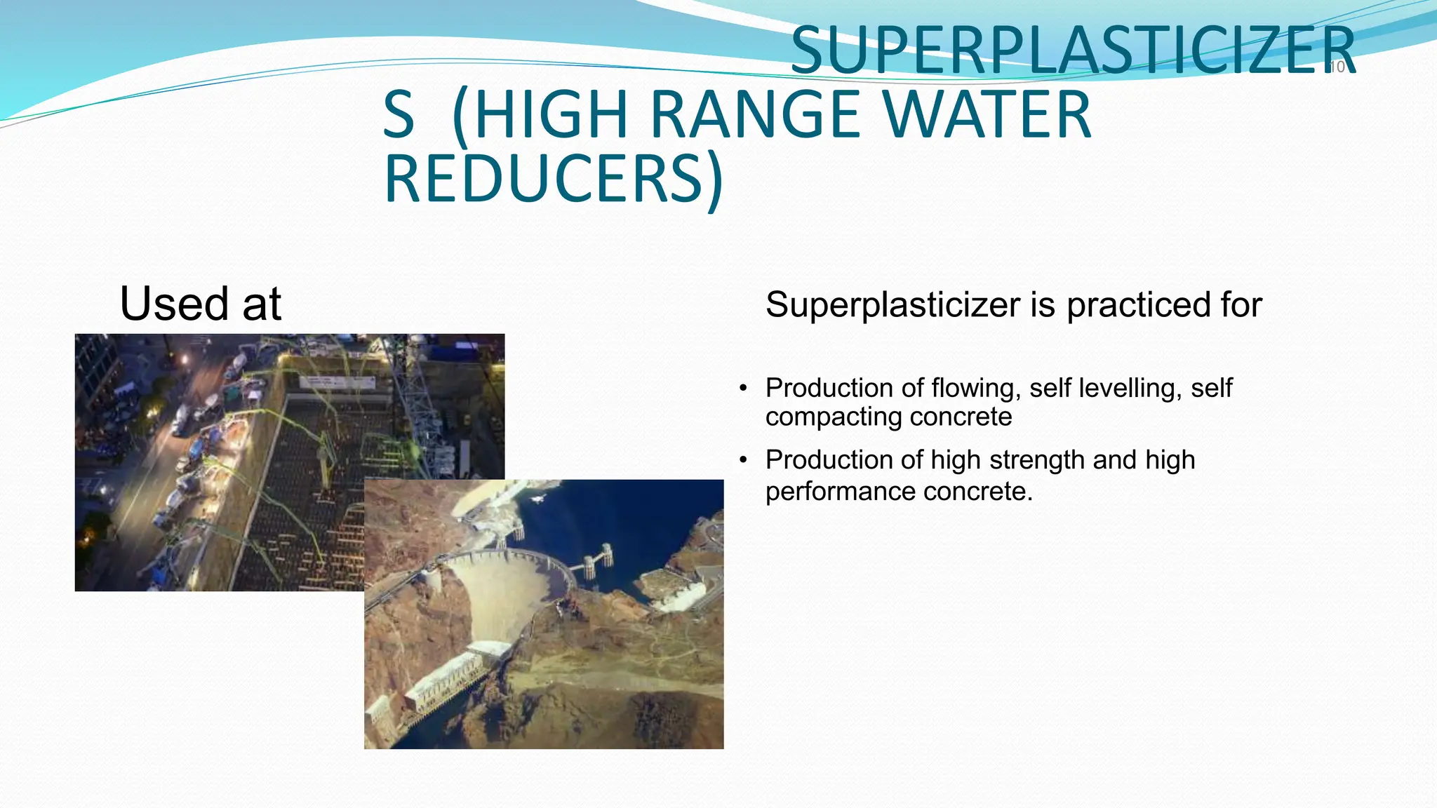 Admixture of concrete power point presentation | PPTX