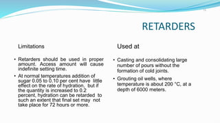Admixture of concrete power point presentation | PPTX