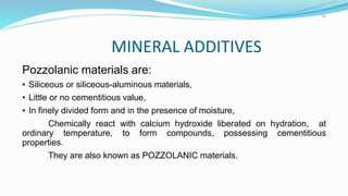 Admixture of concrete power point presentation | PPTX