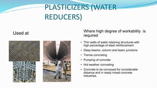 Admixture of concrete power point presentation | PPTX