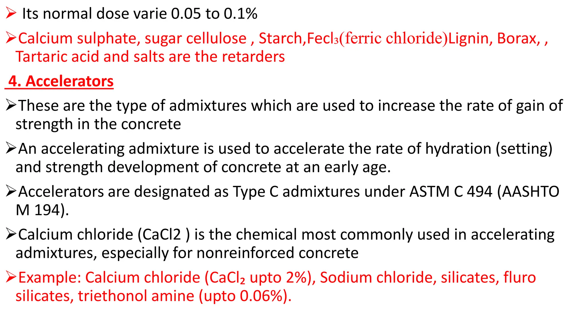 admixture building material and construction | PDF