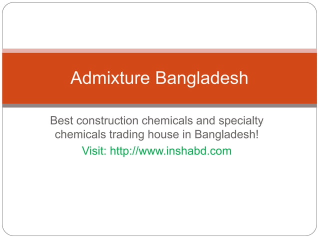 Admixture Bangladesh | PPTX