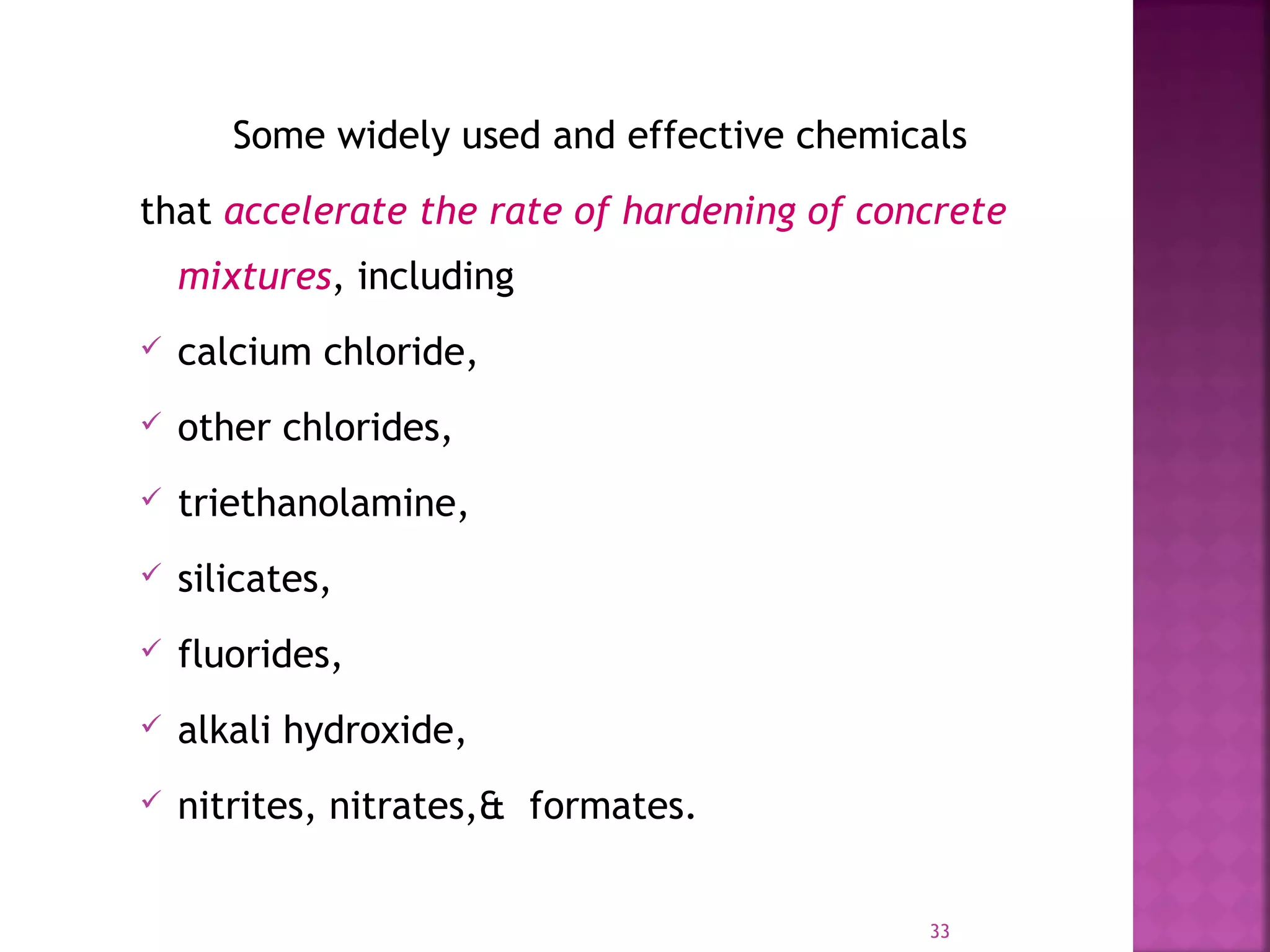 Admixture of concrete | PPT