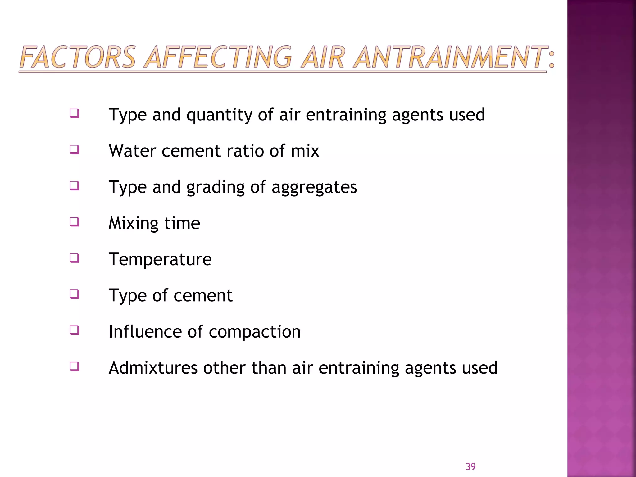 Admixture of concrete | PPT