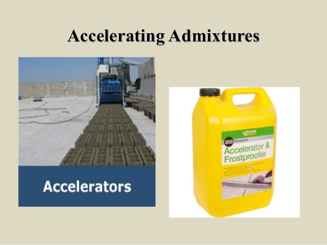 Admixtures