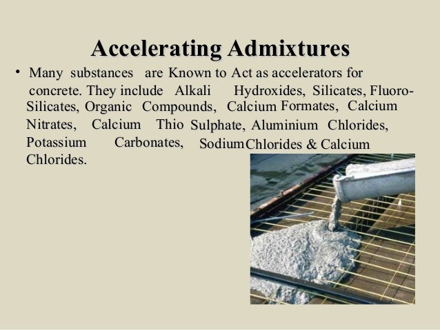 Admixtures