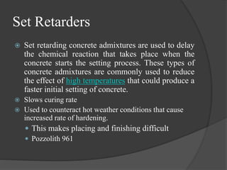 Admixtures | PPTX | Geology | Science