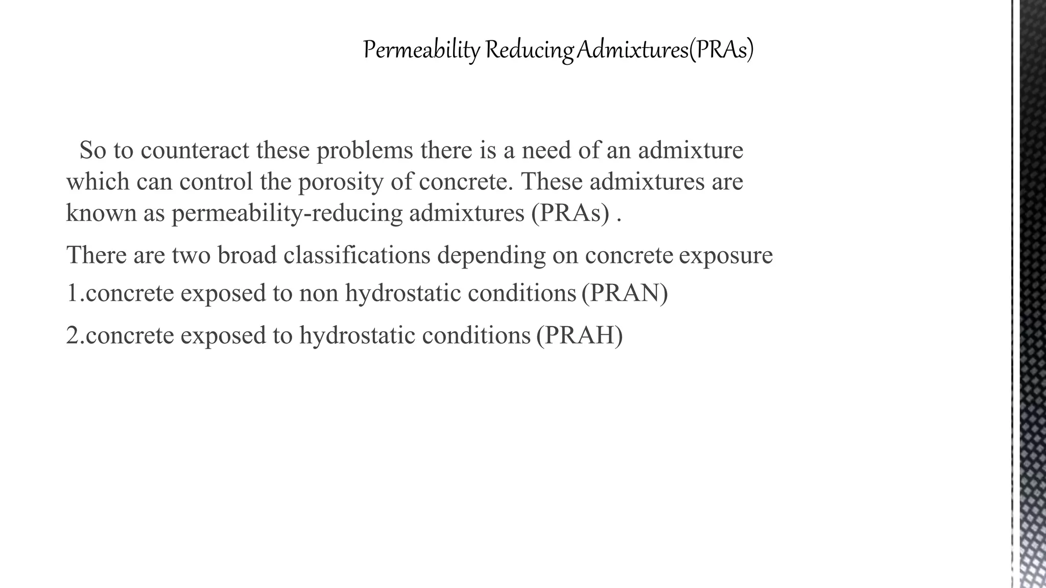 Additives & Admixtures | PPTX