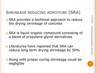 Admixtures in concrete concrete technology | PDF
