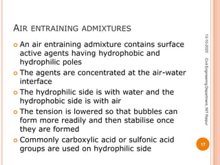 Admixtures in concrete concrete technology | PDF