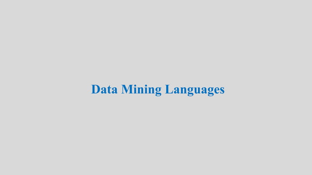 Data Mining Primitives, Languages & Systems | PPTX | Databases | Computer Software and Applications