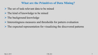 Data Mining Primitives, Languages & Systems | PPTX