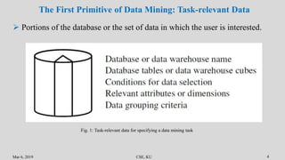Data Mining Primitives, Languages & Systems | PPTX
