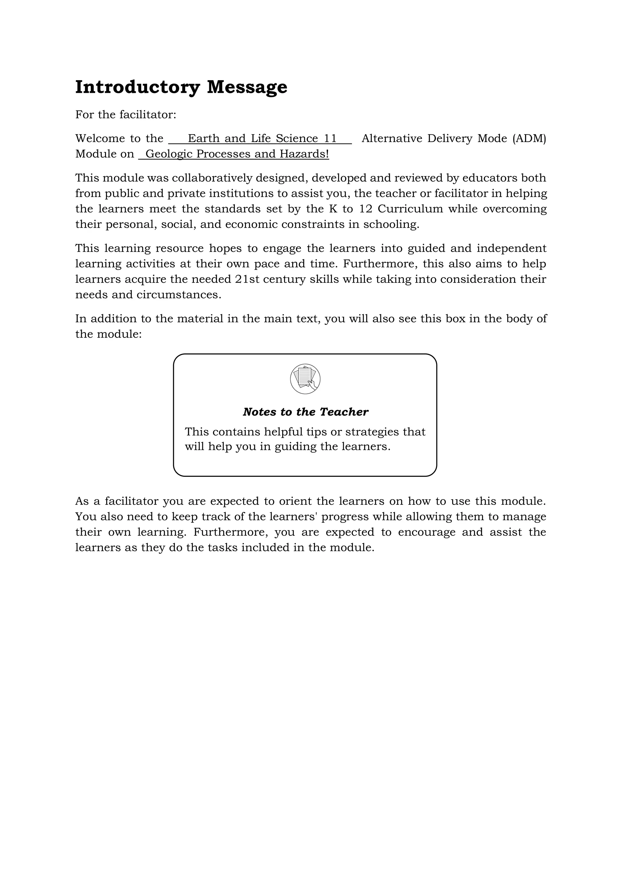 Adm module grade 11_quarter1(s1112_es-if-30,31,33) | PDF