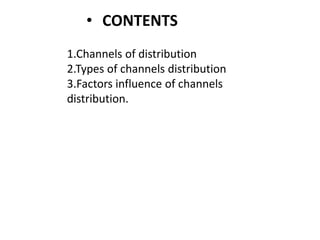 Channel distribution | PPT