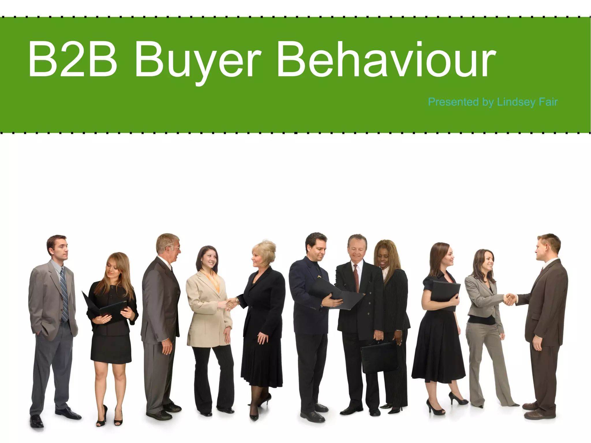 B2B Buyer Behaviour and Segmentation | PPT