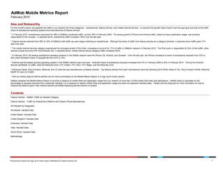 Ad Mob Mobile Metrics Feb 10 | PPT