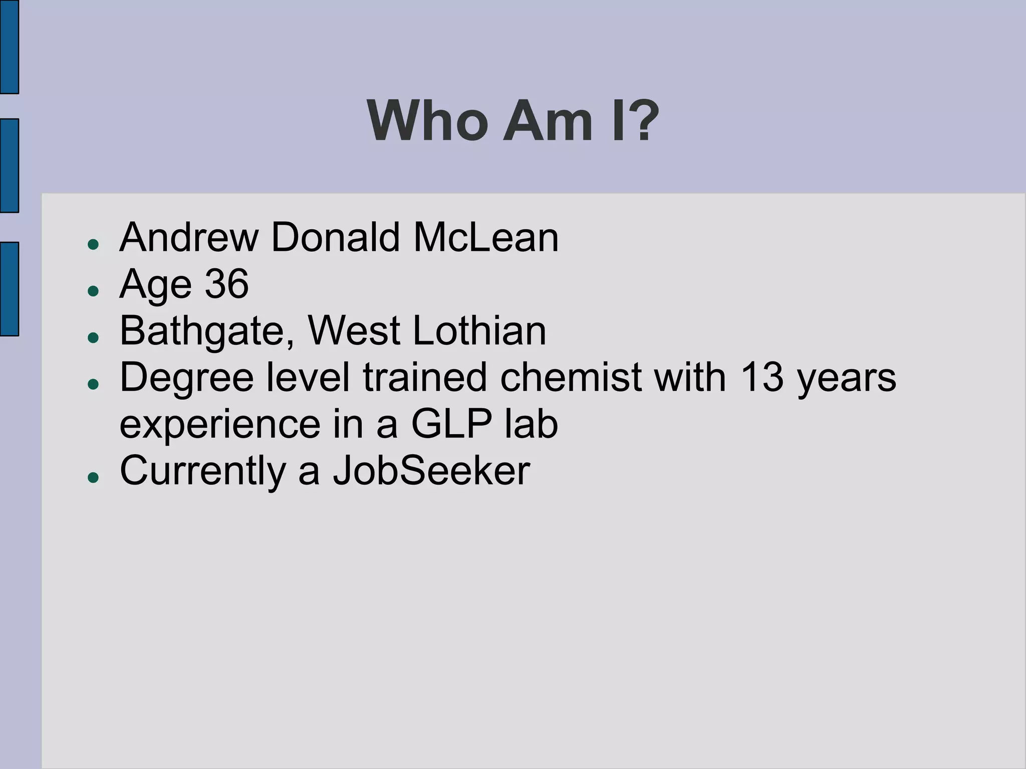 Andrew McLean - An Overview | PPT