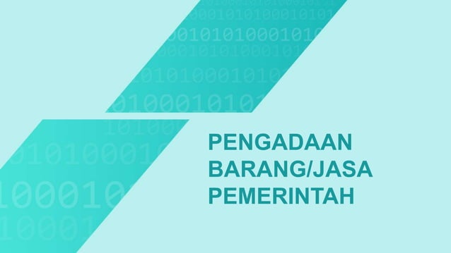 pengadaan barang dan jasa pemerintah | PPT