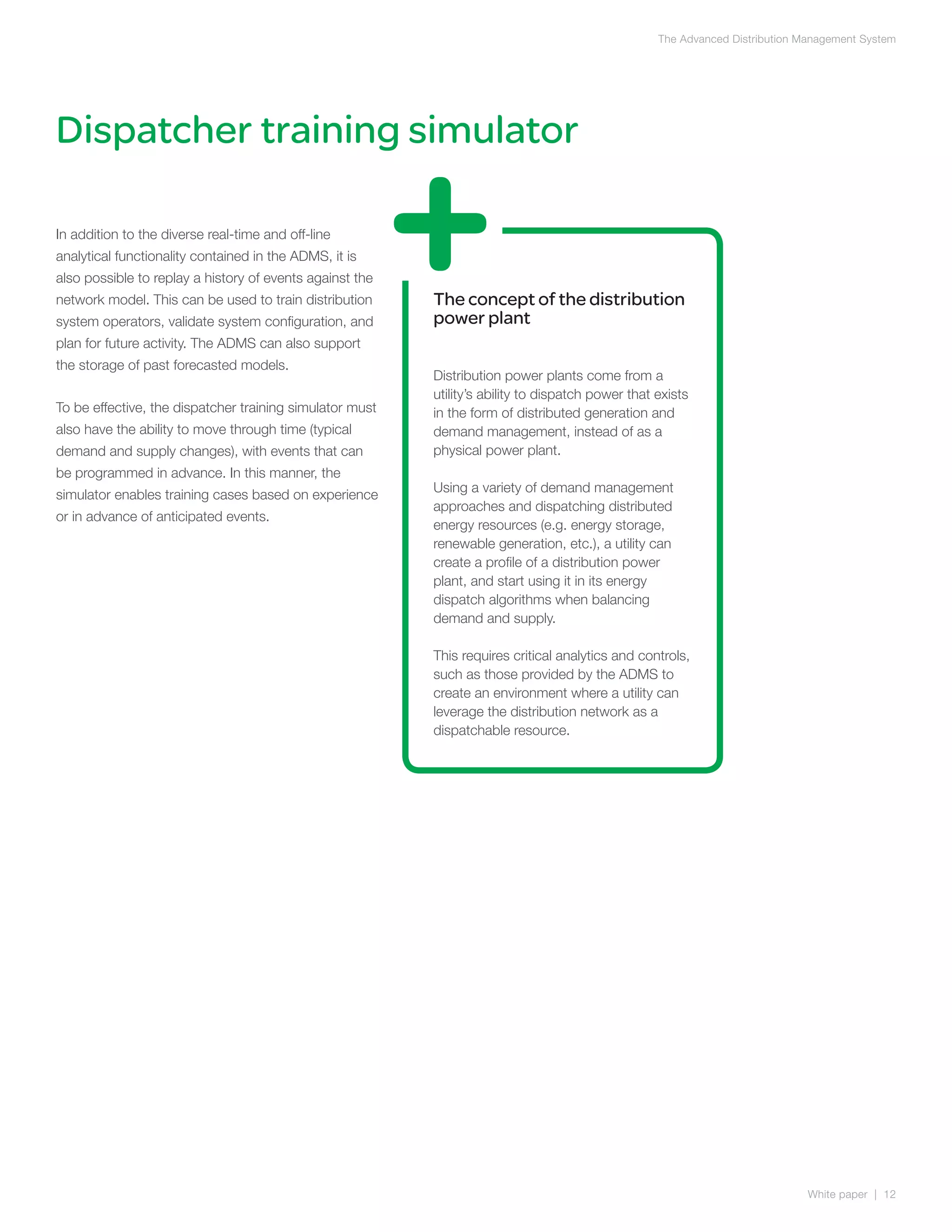 The Advanced Distribution Management System (ADMS) | PDF