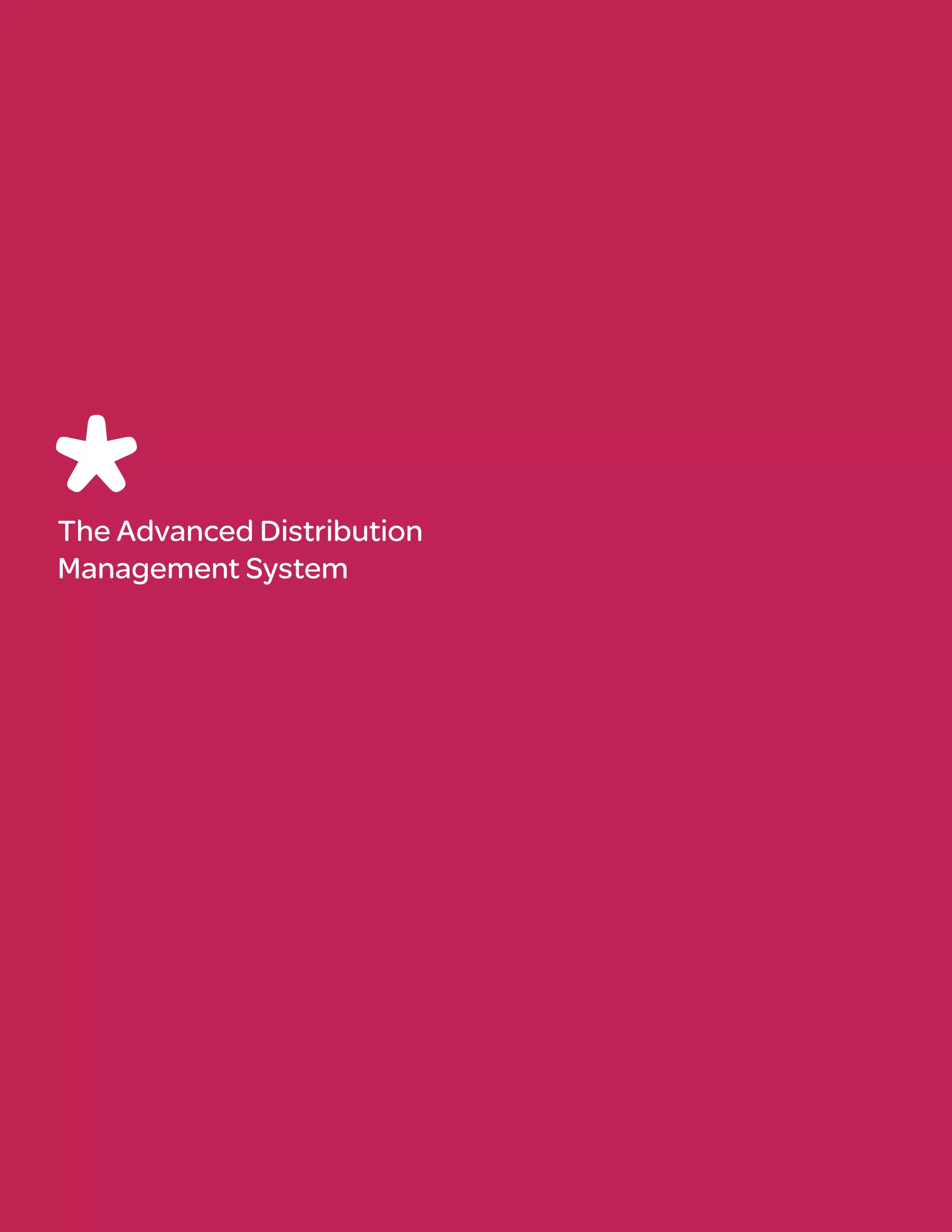 The Advanced Distribution Management System (ADMS) | PDF