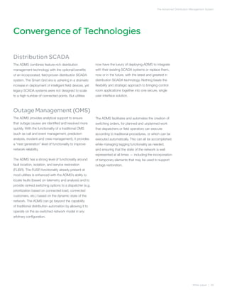 The Advanced Distribution Management System (ADMS) | PDF