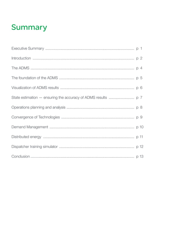 The Advanced Distribution Management System (ADMS) | PDF