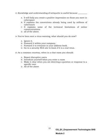 Admshs emp tech_q1_m2_netiquettes | PDF