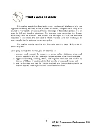 Admshs emp tech_q1_m2_netiquettes | PDF