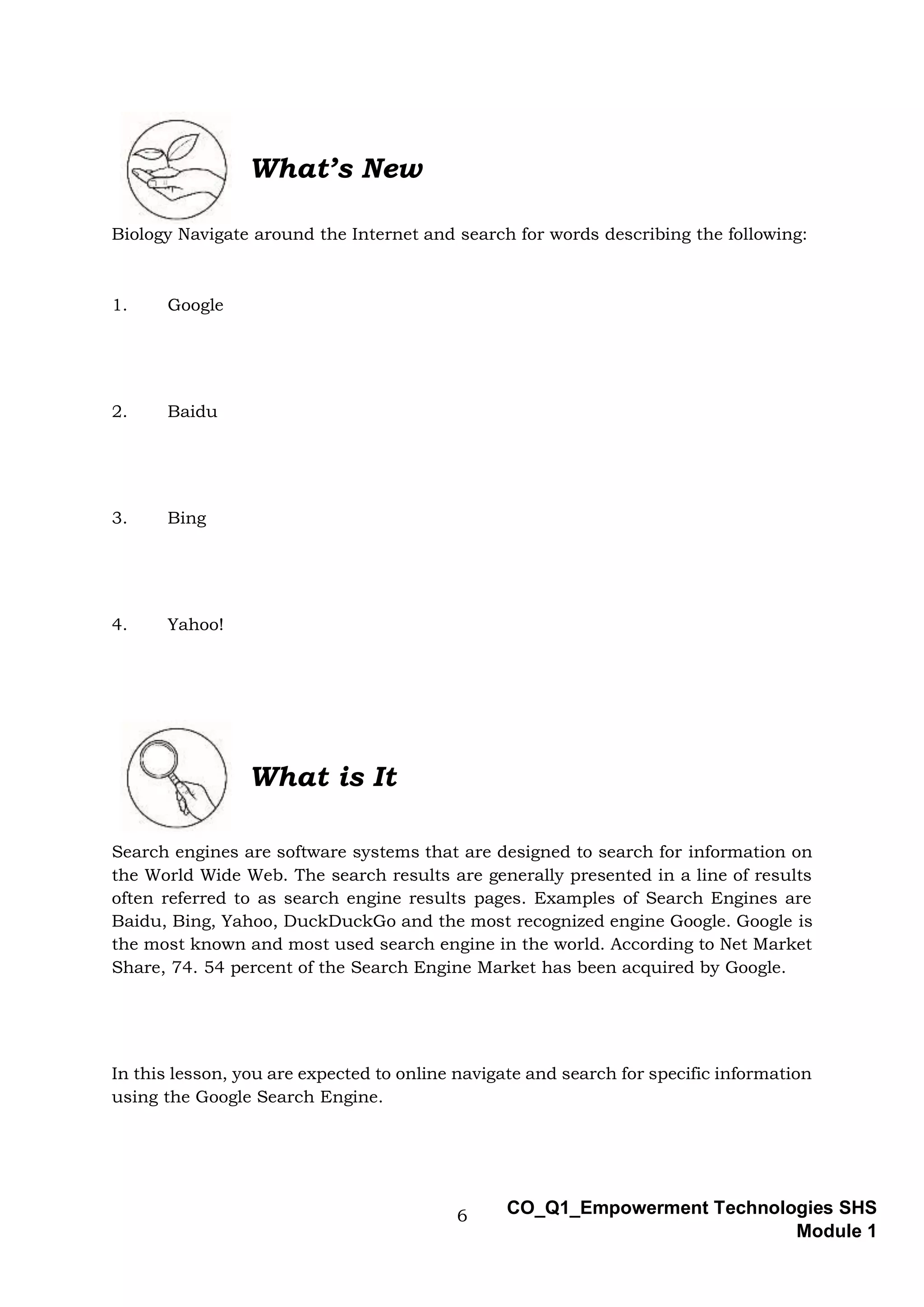 Admshs emp tech_q1_m3-online navigation | PDF