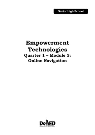 Admshs emp tech_q1_m3-online navigation | PDF
