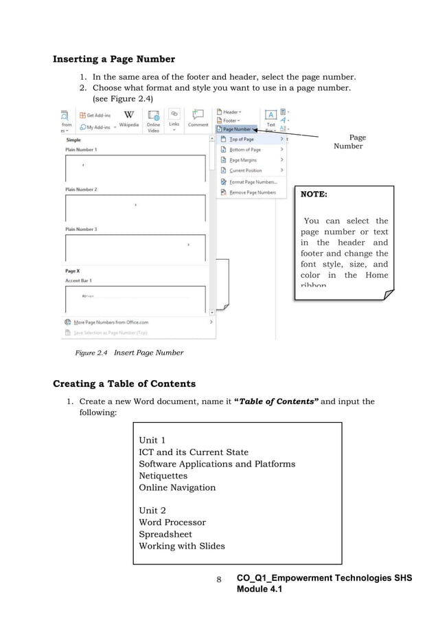 ADMSHS_Emp_Tech_Q1_M4_L1-Applied-productivity-tools-using-Word.pdf | Desktop Publishing ...