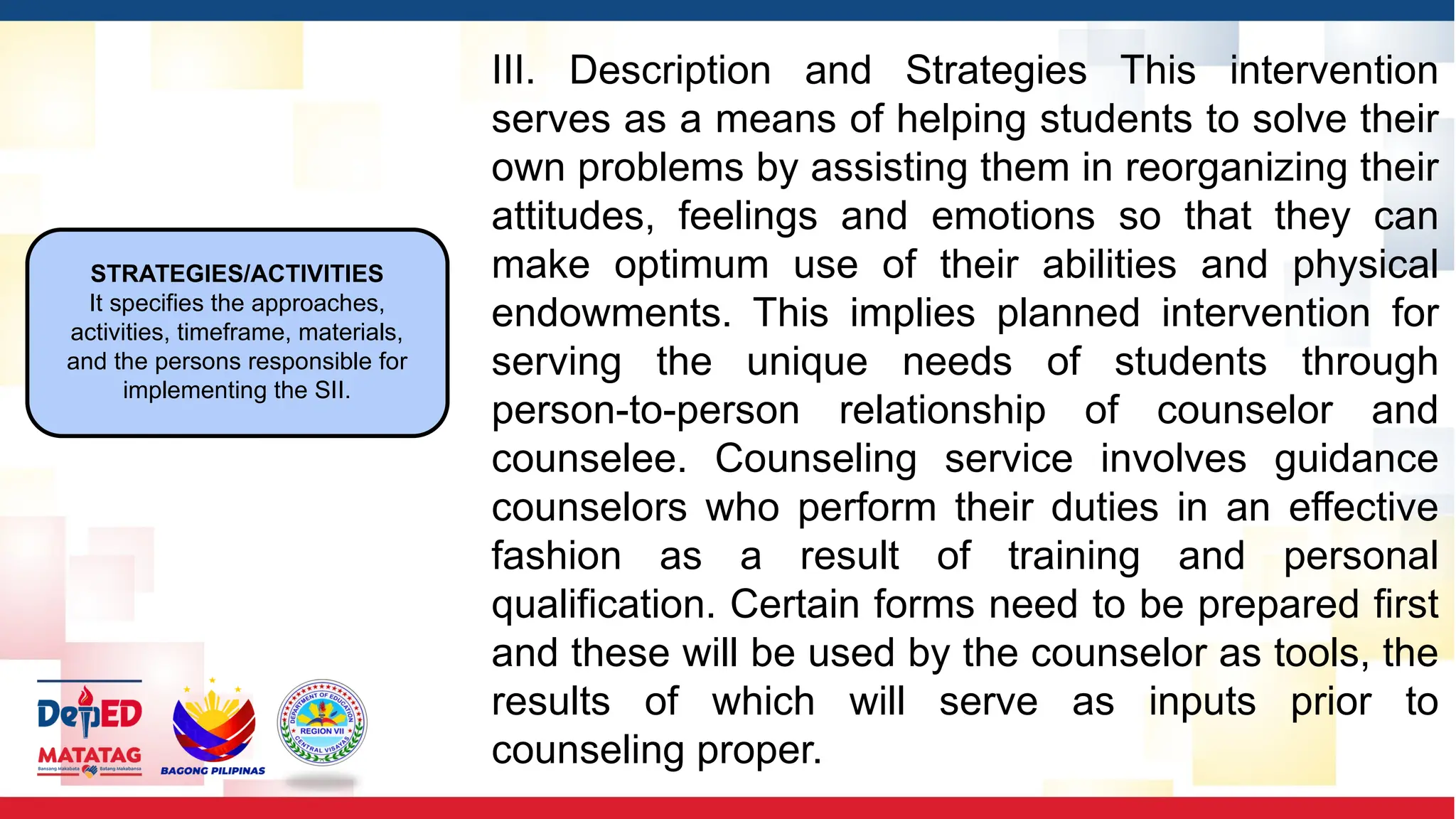 Alternative Delivery Mode School Initiated Intervention | PPTX