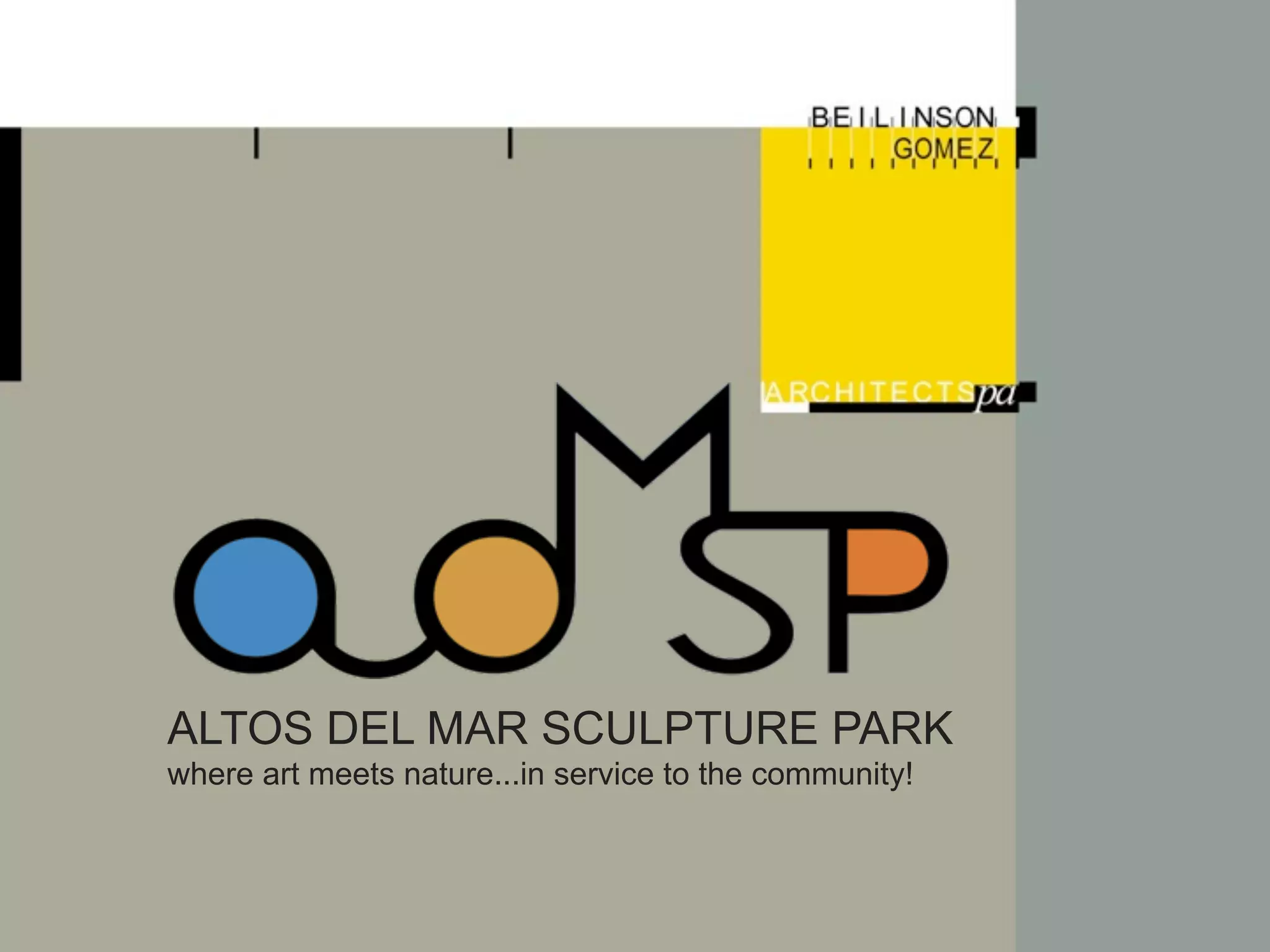 Altos del Mar Sculpture Park Preliminary and Landscape Plans Presented ...