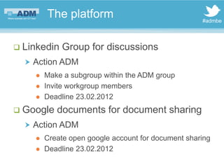 Adm workgroup innovation proposal | PPT