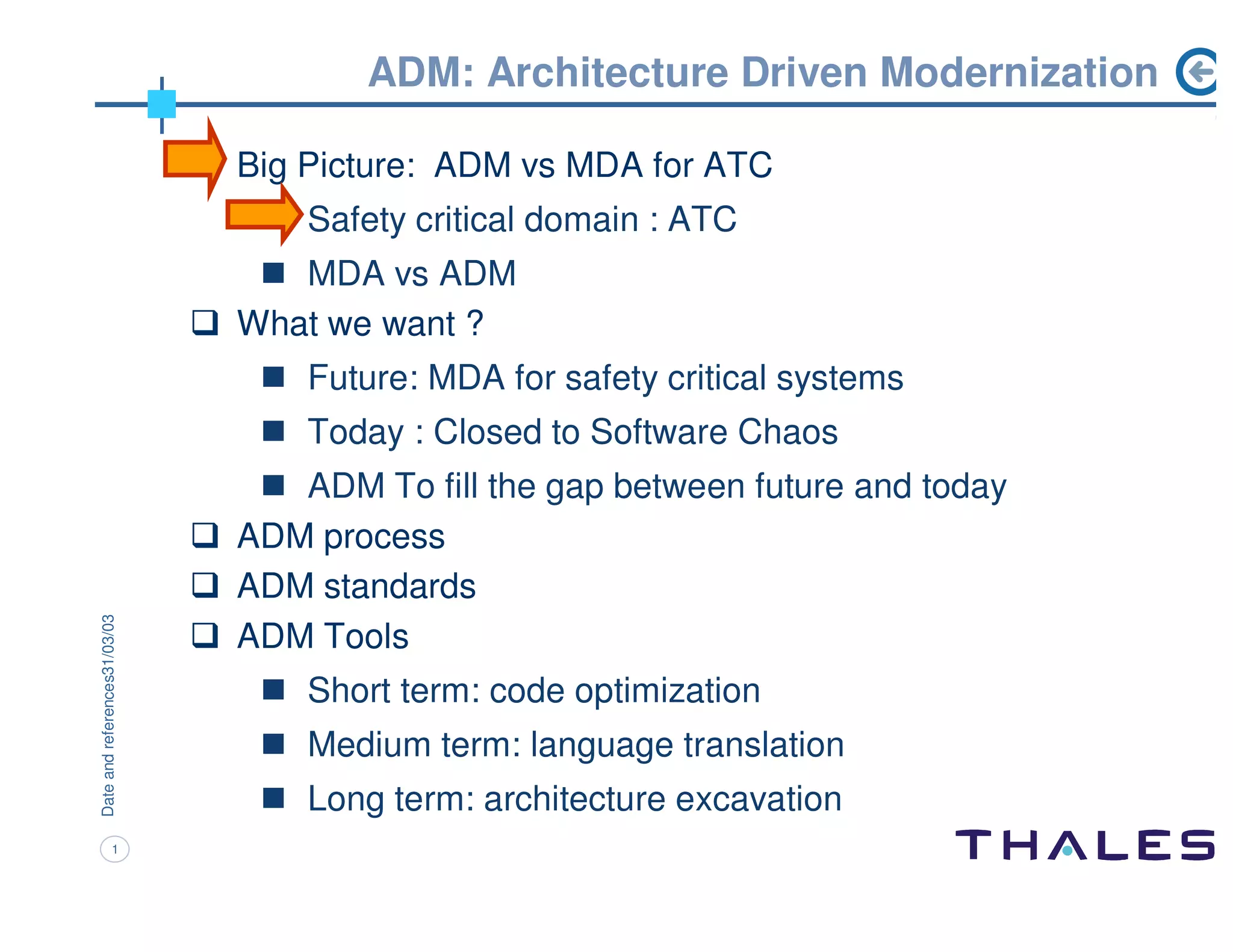 ADM workshop Chicago 2004 | PDF | Technology & Computing